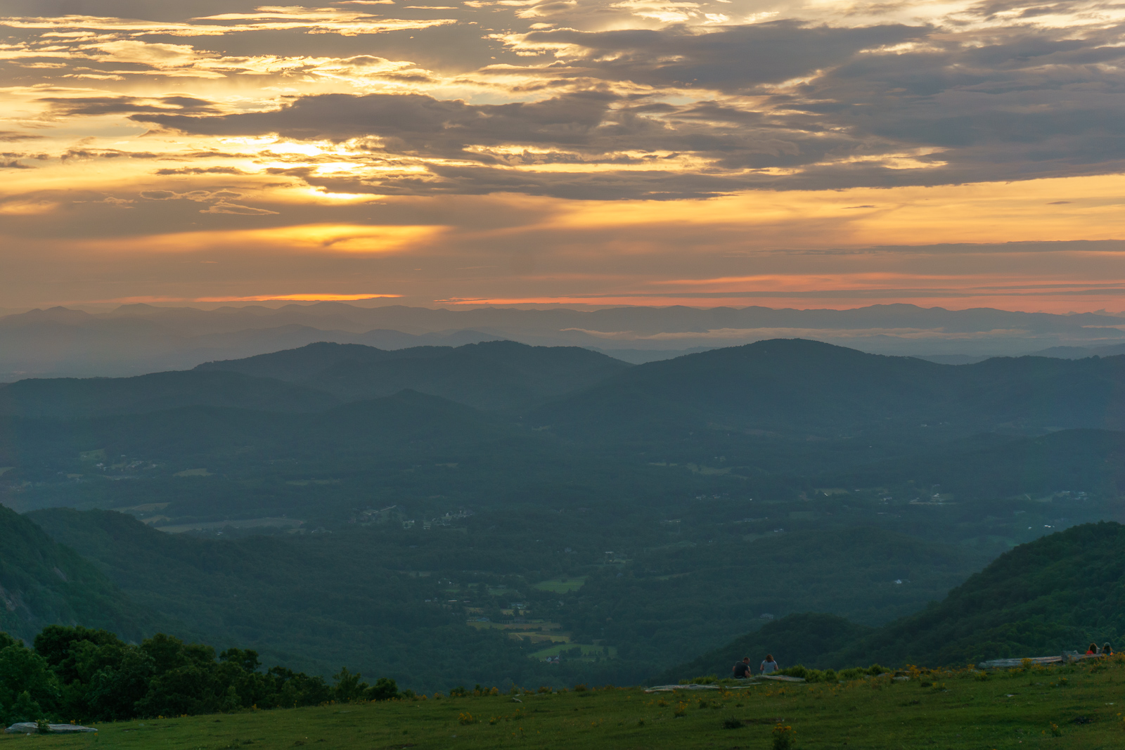 Sunset View from Bearwallow Mountain – WNCOutdoors.info Sunset View from Bearwallow Mountain – WNCOutdoors.info